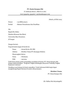 Surat Balasan Penelitian Skripsi: Format dan Contoh