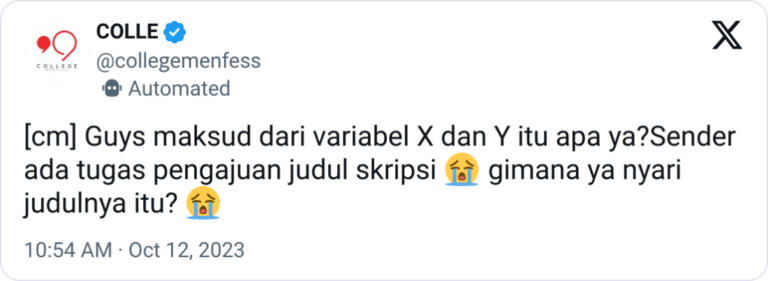 Memahami Variabel X dan Y di Penelitian Skripsi (Langsung Paham ...